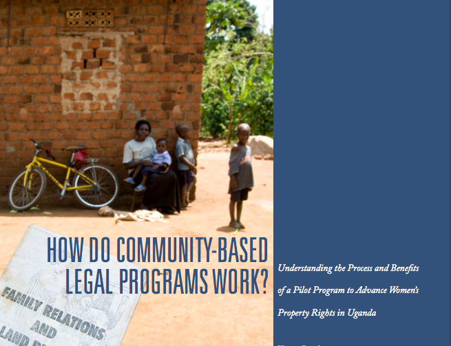 How do community-based legal programs work - ICRW