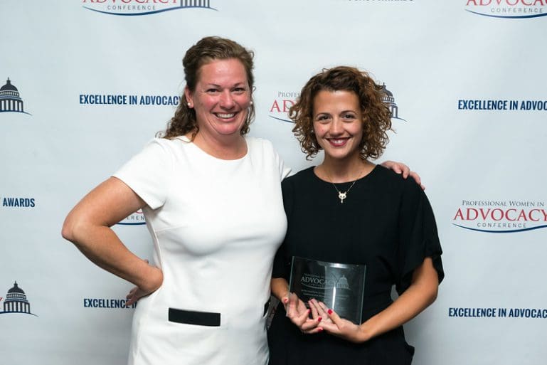 Lyric Thompson receives Excellence in Advocacy award - ICRW