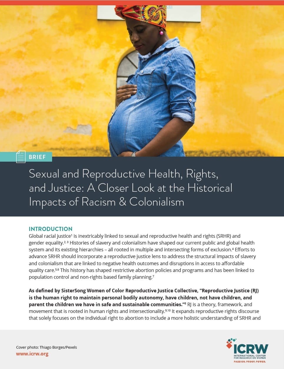 Sexual And Reproductive Health Rights And Justice A Closer Look At