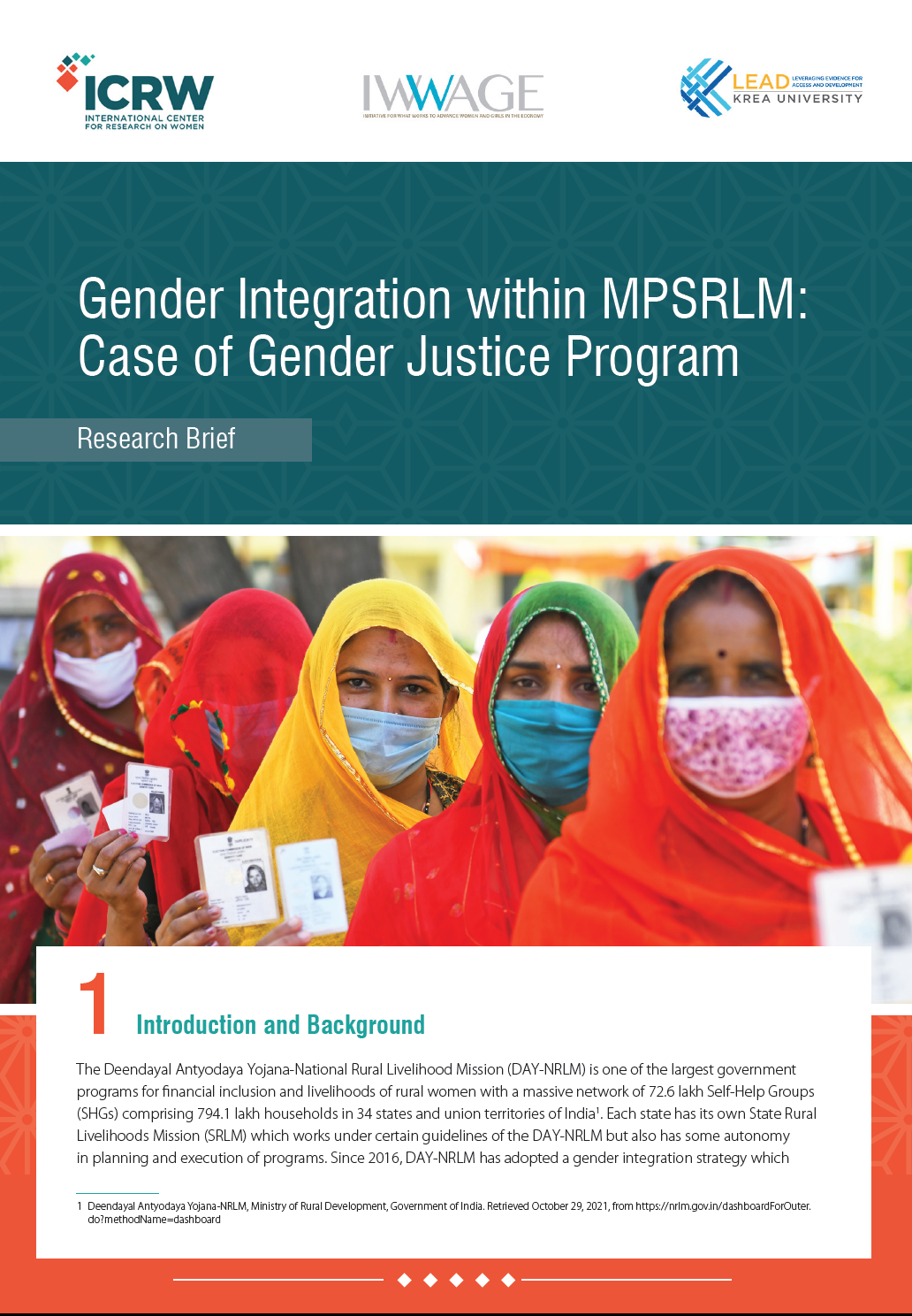Gender Integration within MPSRLM: Case of Gender Justice Program ...