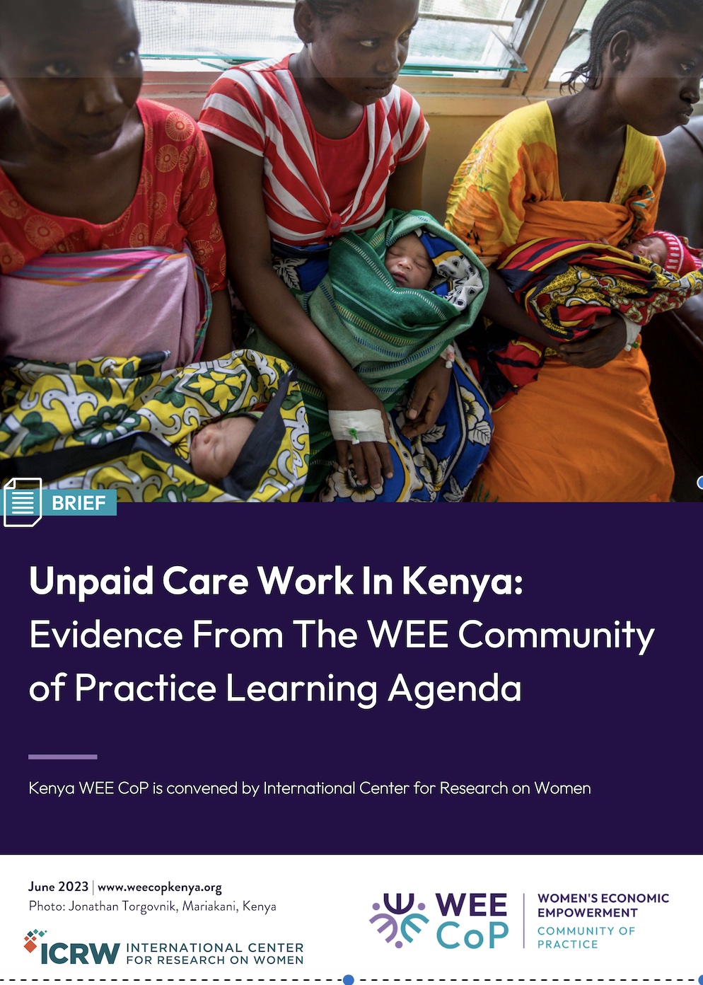 Unpaid Care Work In Kenya: Evidence From The WEE Community of Practice Learning Agenda - ICRW