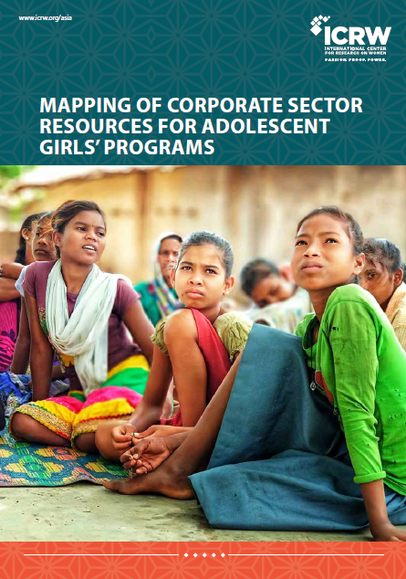 Mapping of Corporate Sector Resources for adolescent girls’ programs - ICRW